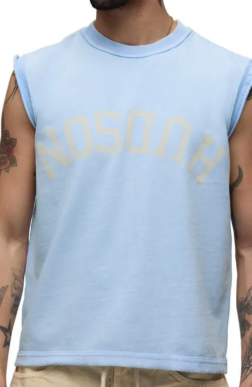 Hudson Jeans Leo Cut Off Logo Graphic T-shirt
