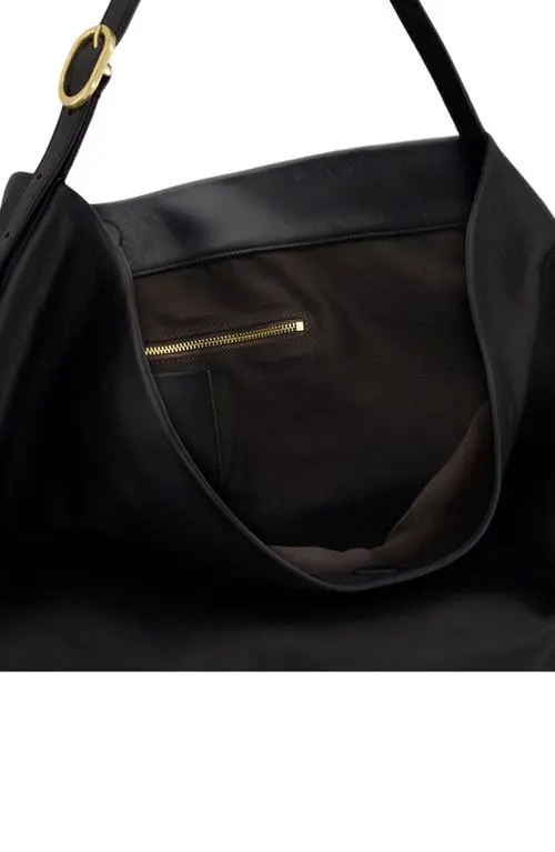 Vince Medium Plonge Vivian Leather Hobo Bag