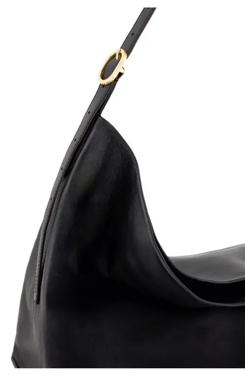 Vince Medium Plonge Vivian Leather Hobo Bag