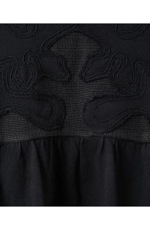 Mango Embroidered Peplum Camisole