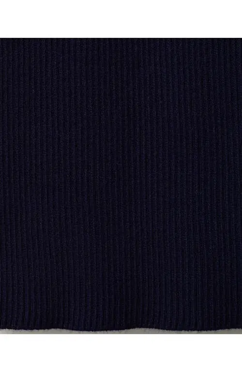Mango Ribbed Halterneck O-ring Dress