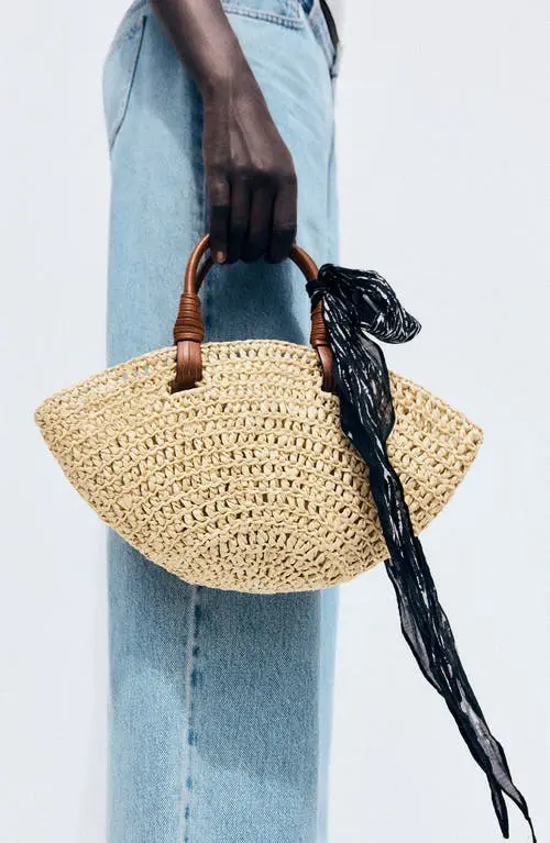 Mango Basket Shoulder Bag