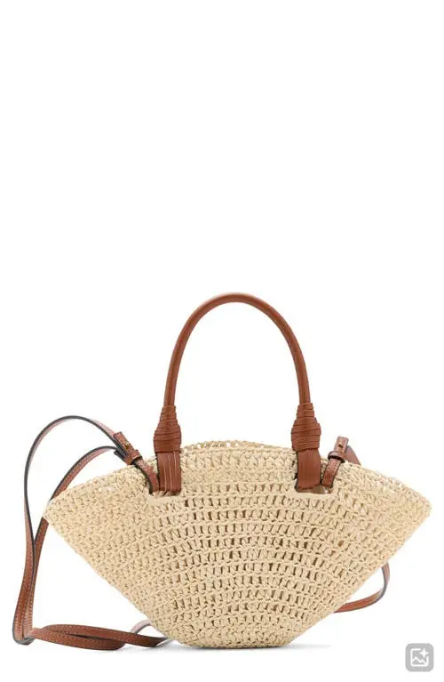 Mango Basket Shoulder Bag - Brown
