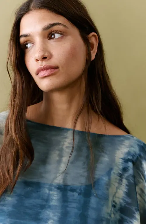 Mango Tie Dye Cape Top