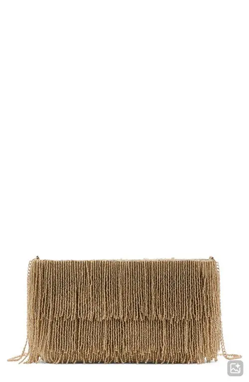 Mango Beaded Clutch With Chain Strap