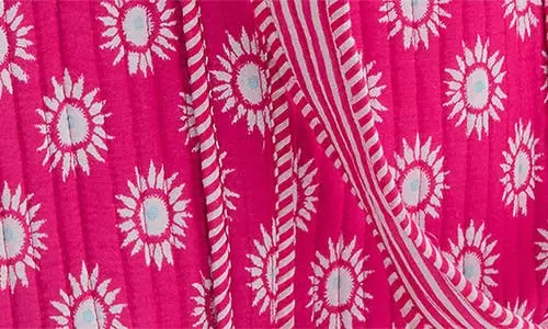 Mango Sun Print Quilted Cotton Tote Bag