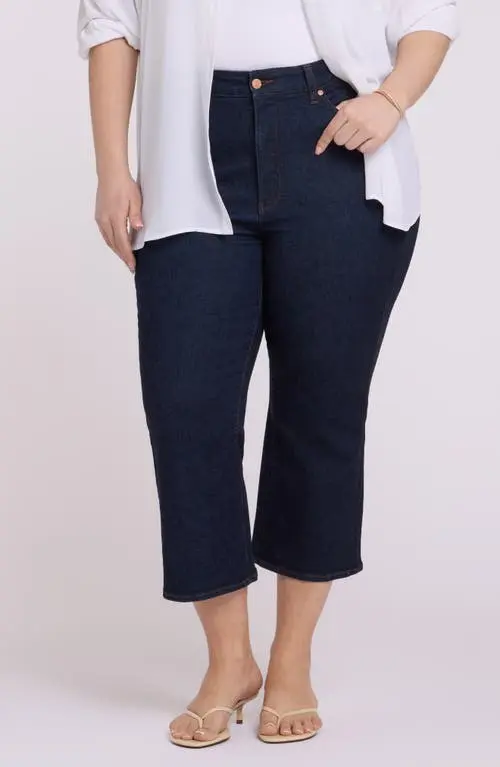 NYDJ Monica High Waist Kick Flare Crop Jeans - Magical