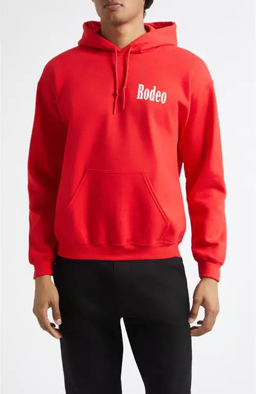 RODEO WORK WEAR Graphic Hoodie - Red
