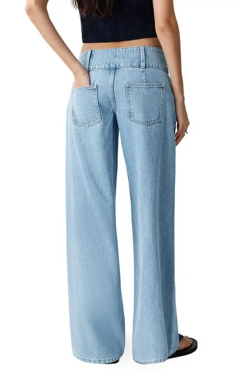 Mango Low Rise Cotton Jeans