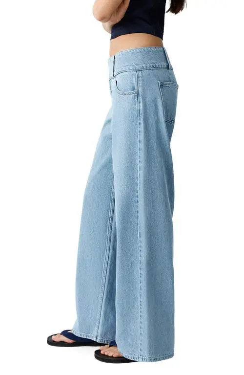 Mango Low Rise Cotton Jeans