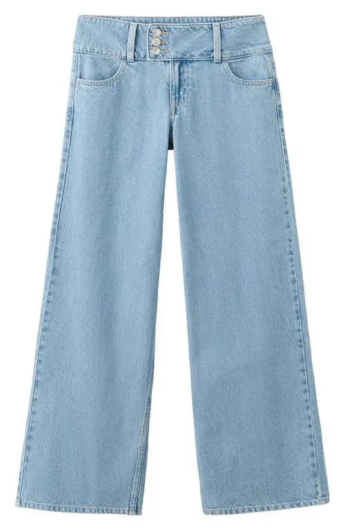 Mango Low Rise Cotton Jeans