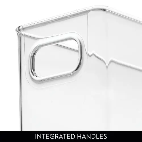 IDESIGN Set Of 2 Pantry Storage Bins With Handles