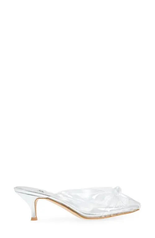 Jeffrey Campbell Crystala Knotted Open Toe Slide Sandal