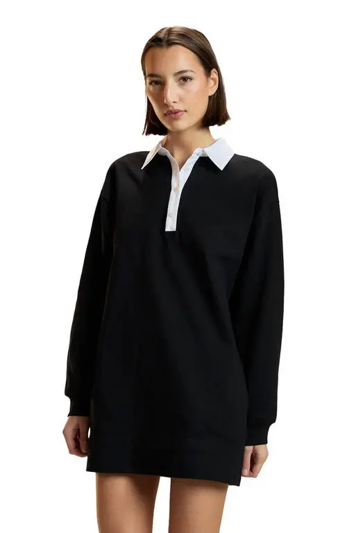 Cynthia Rowley Rugby Mini Dress - Black