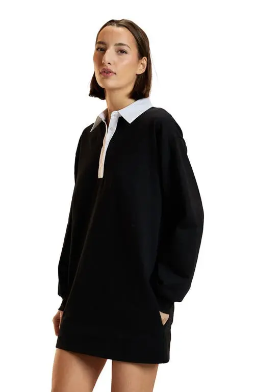 Cynthia Rowley Rugby Mini Dress - Black