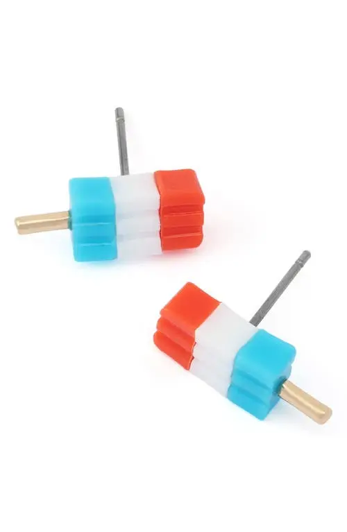 Betsey Johnson Popsicle Stud Earrings