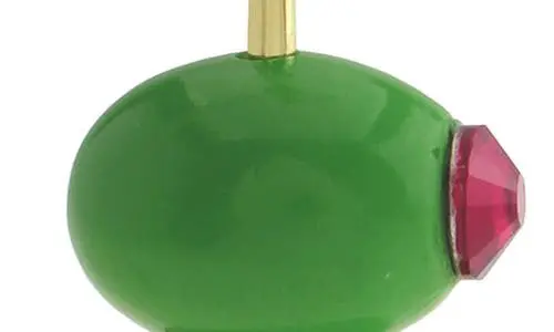 Betsey Johnson Olive Leverback Earrings