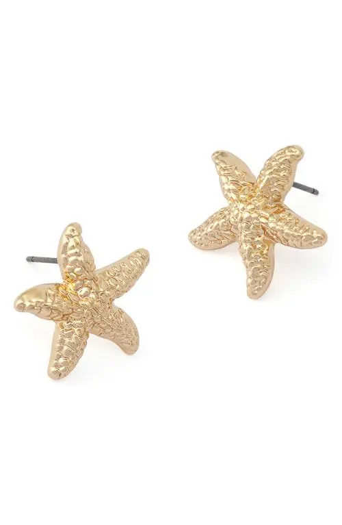 Betsey Johnson Starfish Stud Earrings