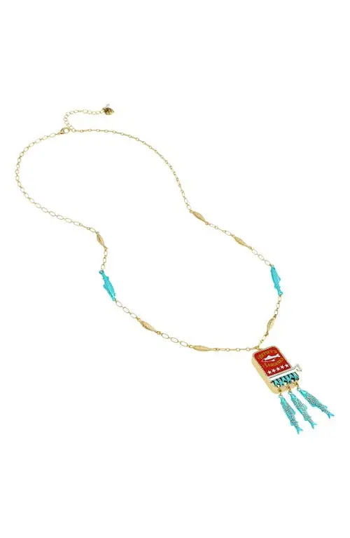 Betsey Johnson Sardines Pendant Necklace