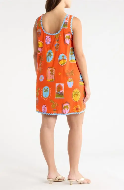SUGARLIPS Maury Postcard Auriel Shift Minidress