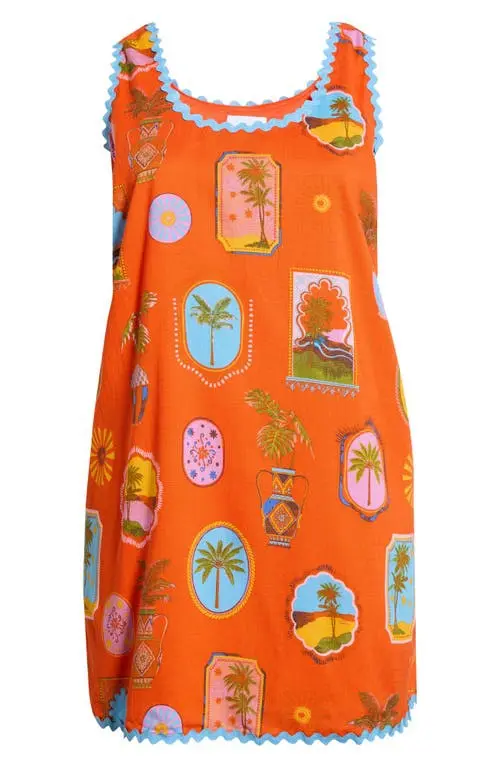 SUGARLIPS Maury Postcard Auriel Shift Minidress