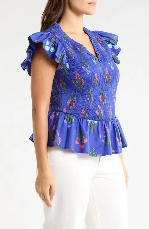 SUGARLIPS Clemen Floral Print Top