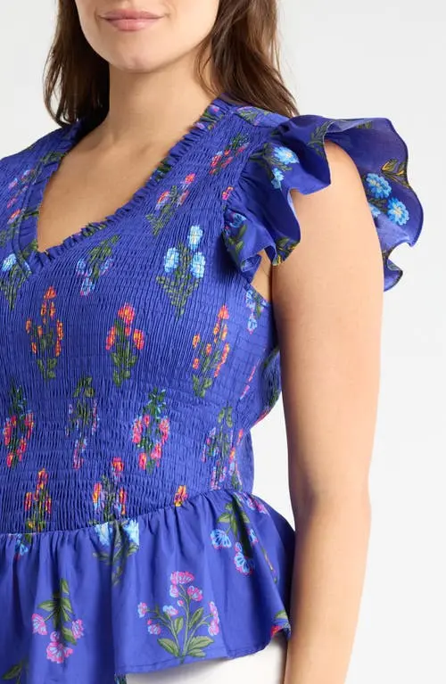 SUGARLIPS Clemen Floral Print Top