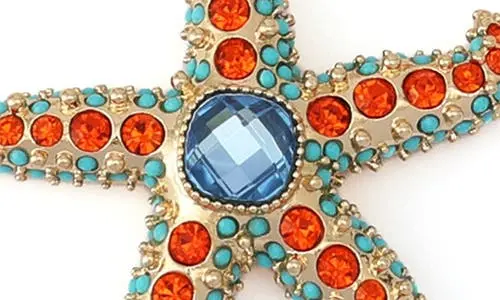 Betsey Johnson Starfish Pendant Necklace