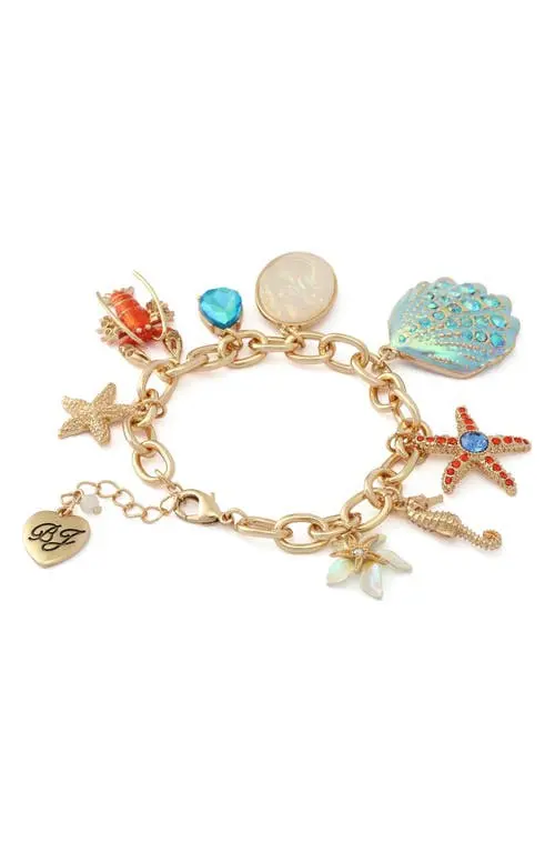 Betsey Johnson Sea-inspired Charm Bracelet