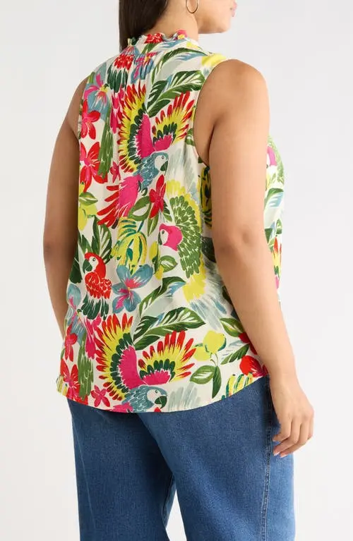 SUGARLIPS Wissa Tropical Print Top