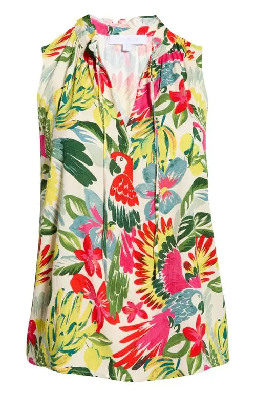 SUGARLIPS Wissa Tropical Print Top