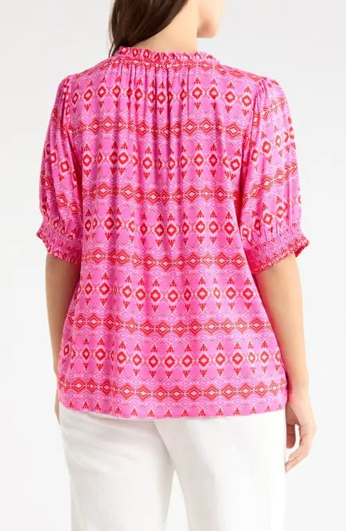 SUGARLIPS Mirany Ikat Print Top