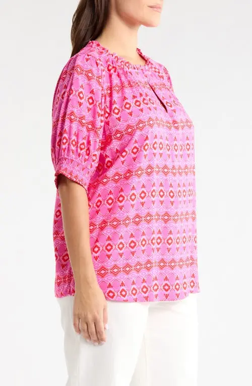 SUGARLIPS Mirany Ikat Print Top
