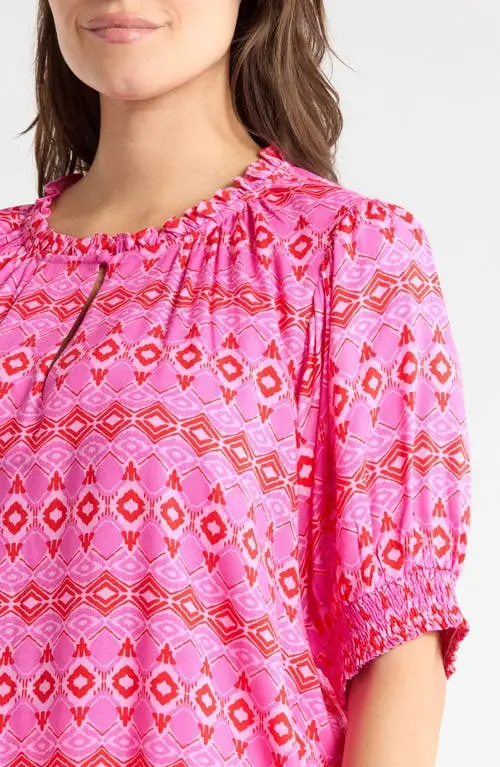 SUGARLIPS Mirany Ikat Print Top