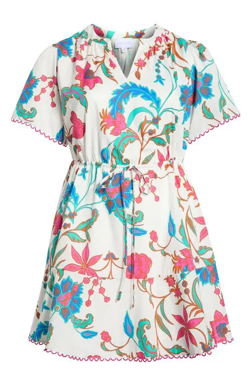 SUGARLIPS Izzie Floral Print Minidress