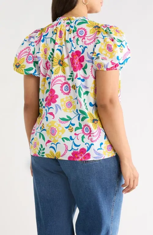 SUGARLIPS Kress Floral Print Top