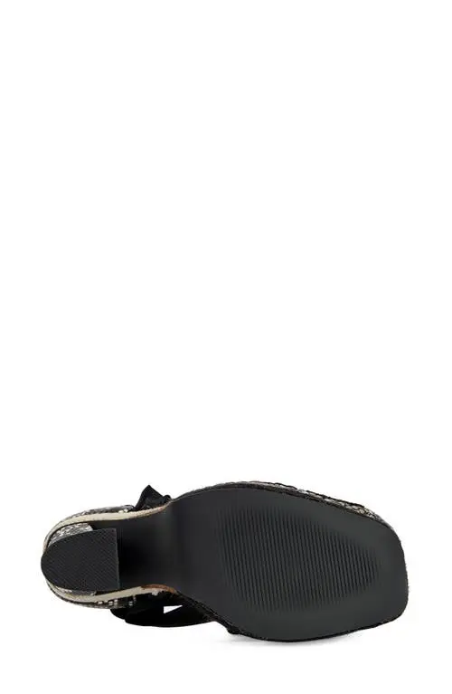AZALEA WANG Fonetyn Ankle Tie Platform Pump