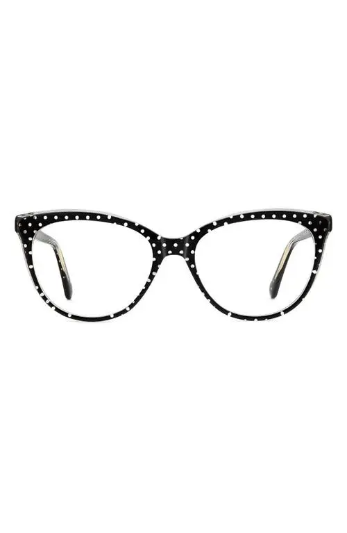 Kate Spade New York Kariane Oval Eyeglasses - Pattern Black