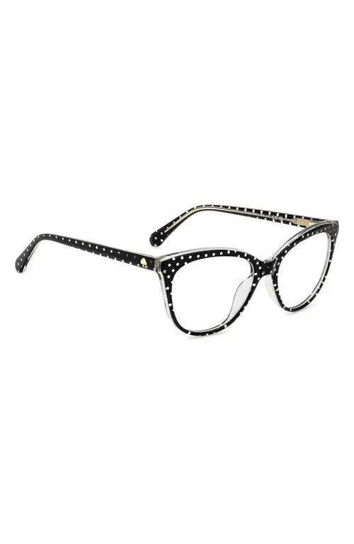 Kate Spade New York Kariane Oval Eyeglasses - Pattern Black