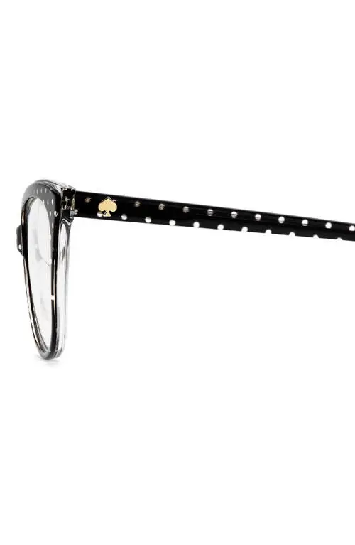 Kate Spade New York Kariane Oval Eyeglasses - Pattern Black