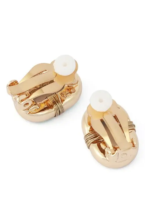 Robert Lee Morris Sculptural Link Clip-on Earrings