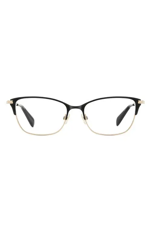 Kate Spade New York Lidia 54mm Rectangular Reading Glasses - Black
