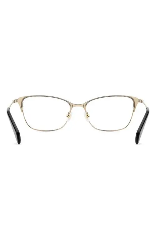 Kate Spade New York Lidia 54mm Rectangular Reading Glasses - Black