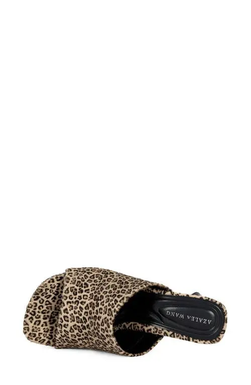 AZALEA WANG Viviara Genuine Calf Hair Sandal