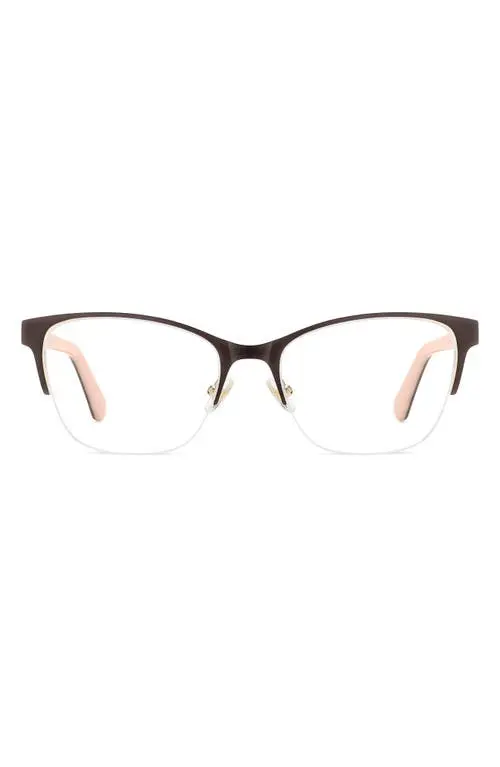 Kate Spade New York Diandra 51mm Rectangular Optical Glasses - Brown