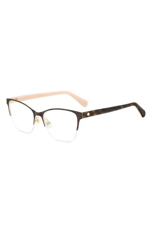 Kate Spade New York Diandra 51mm Rectangular Optical Glasses - Brown