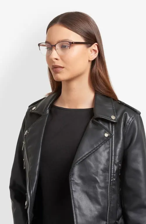 Kate Spade New York Diandra Rectangular Eyeglasses - Brown