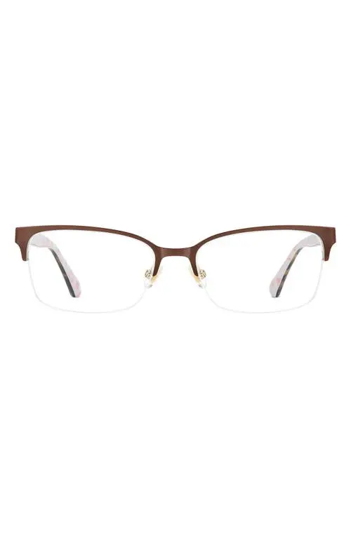 Kate Spade New York Alexanne Rectangular Eyeglasses - Brown