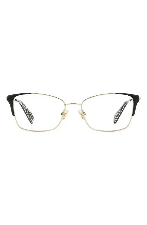 Kate Spade New York Arla 52mm Rectangular Optical Glasses - Black