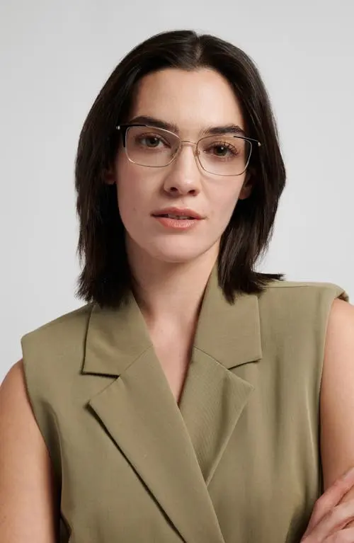 Kate Spade New York Arla 52mm Rectangular Optical Glasses - Black
